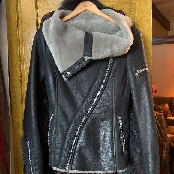 Ash | Jackets & Coats | Ash Black Leather Biker Jacket Xs | Poshmark